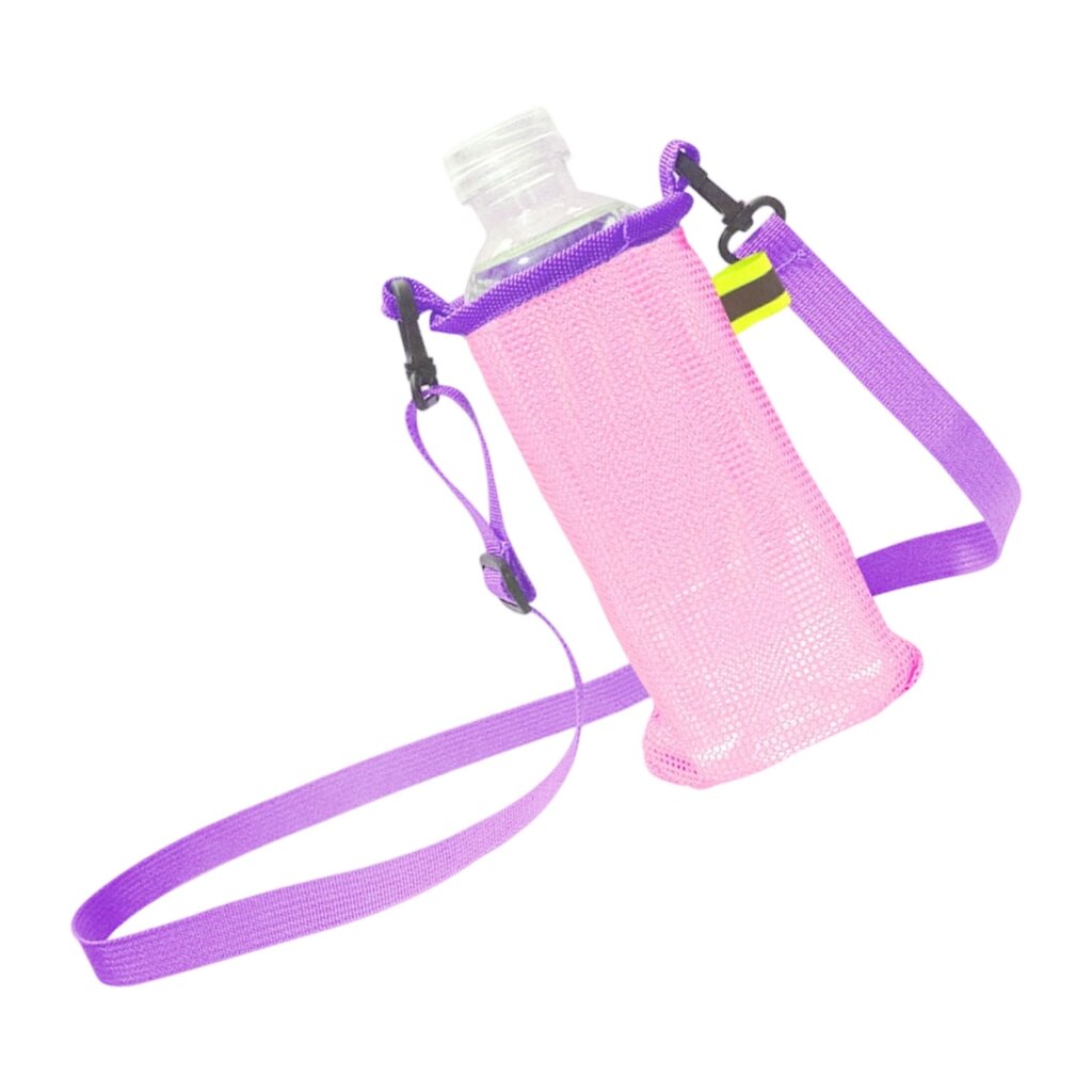 Открытый мессенджер защита для хранения держатель стакана воды сетка сумка для стакана воды чайник для чая с молоком универсальный детский подстаканник-розовый фиолетовый поясной подстаканник