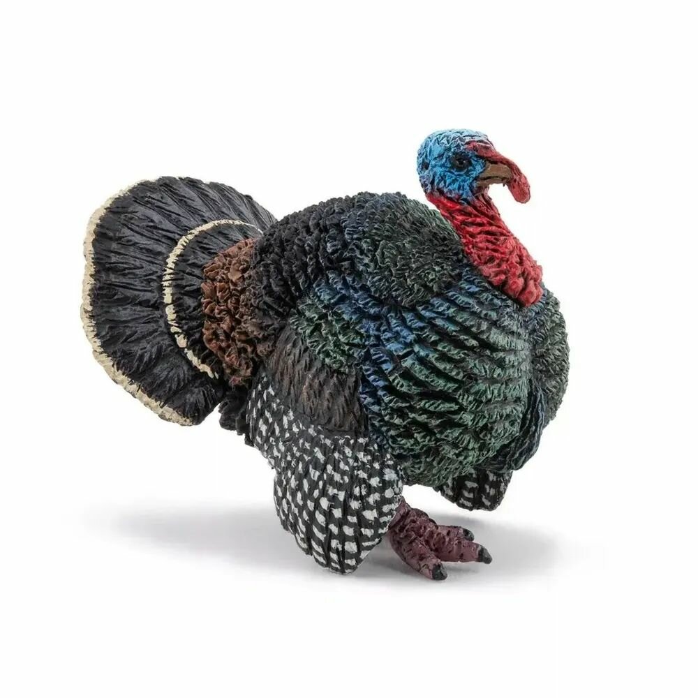 Индейка, фигурка животного, коллекционная модель дикой природы, для детей и коллекционеров