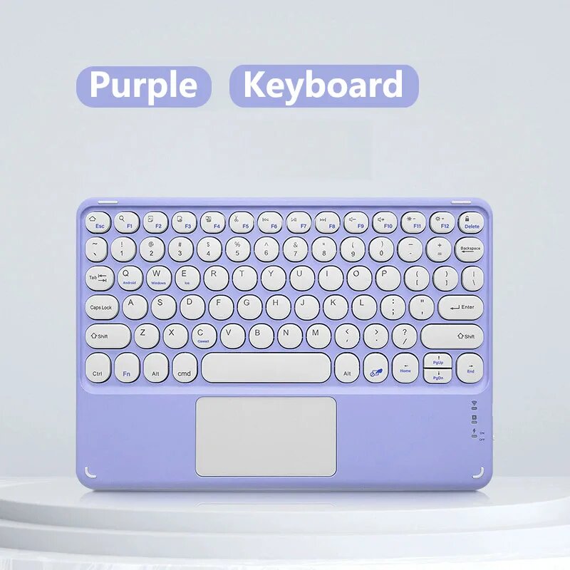 Универсальная сенсорная клавиатура для iPad Air 13 2025 M3, 11-го поколения, 11-дюймовый планшет A16, клавиатура для Huawei Matepad 11,5, Bluetooth-клавиатура