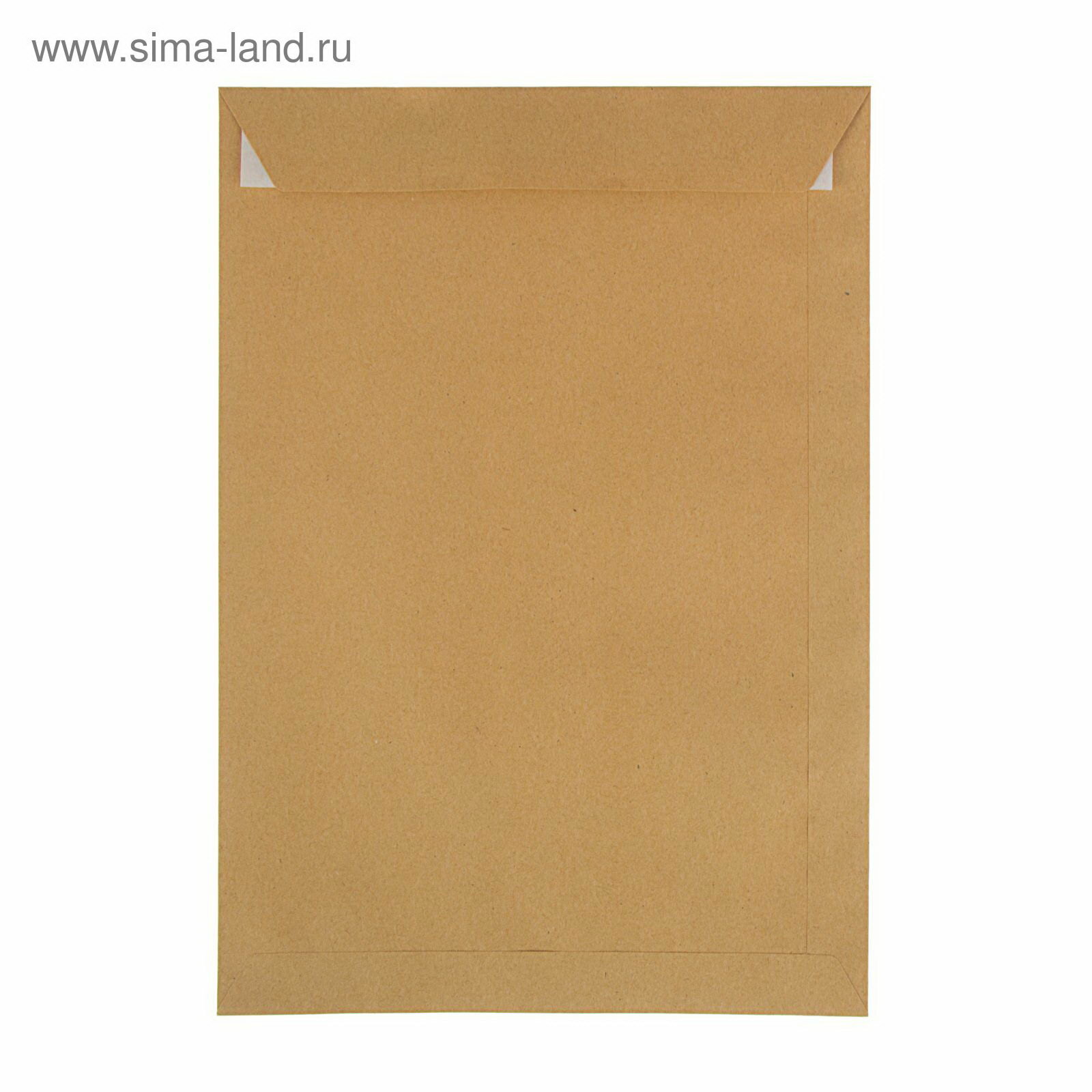 Конверт почтовый крафт С4 229x324 мм, без подсказа, без окна, отрывная лента, 90 г/?2, 25 шт.