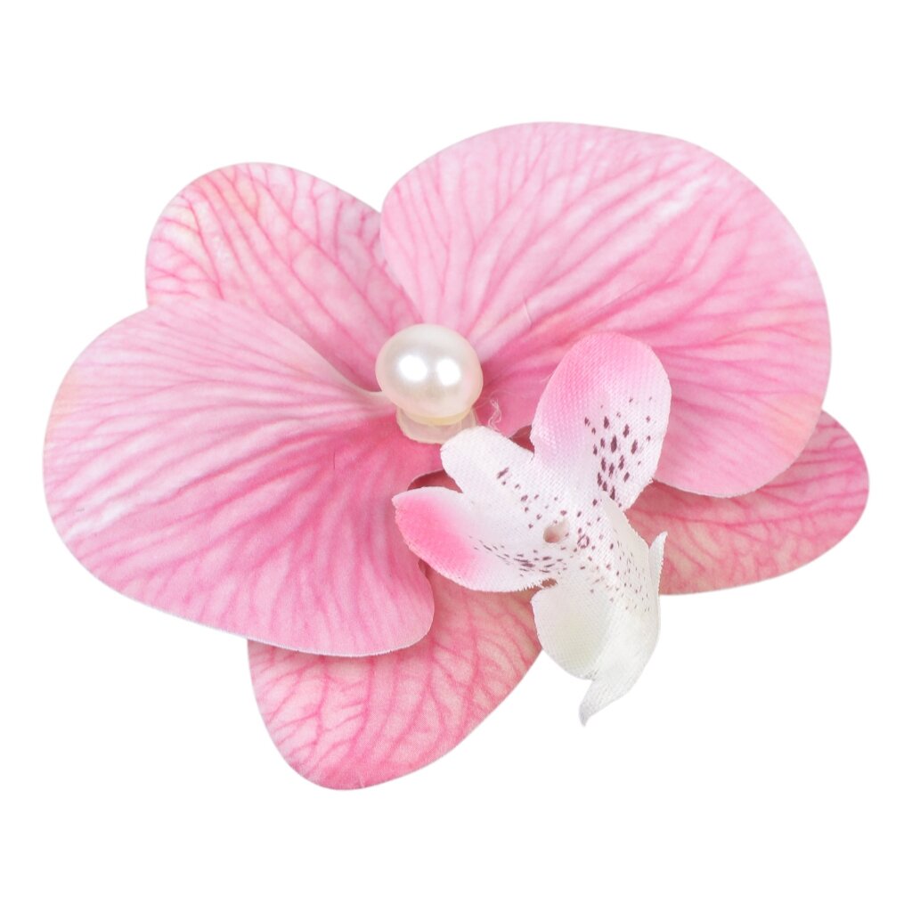 Элегантная Цветочная Заколка Для Волос Уникальные Заколки Для Волос Большой Фаленопсис В Подарок