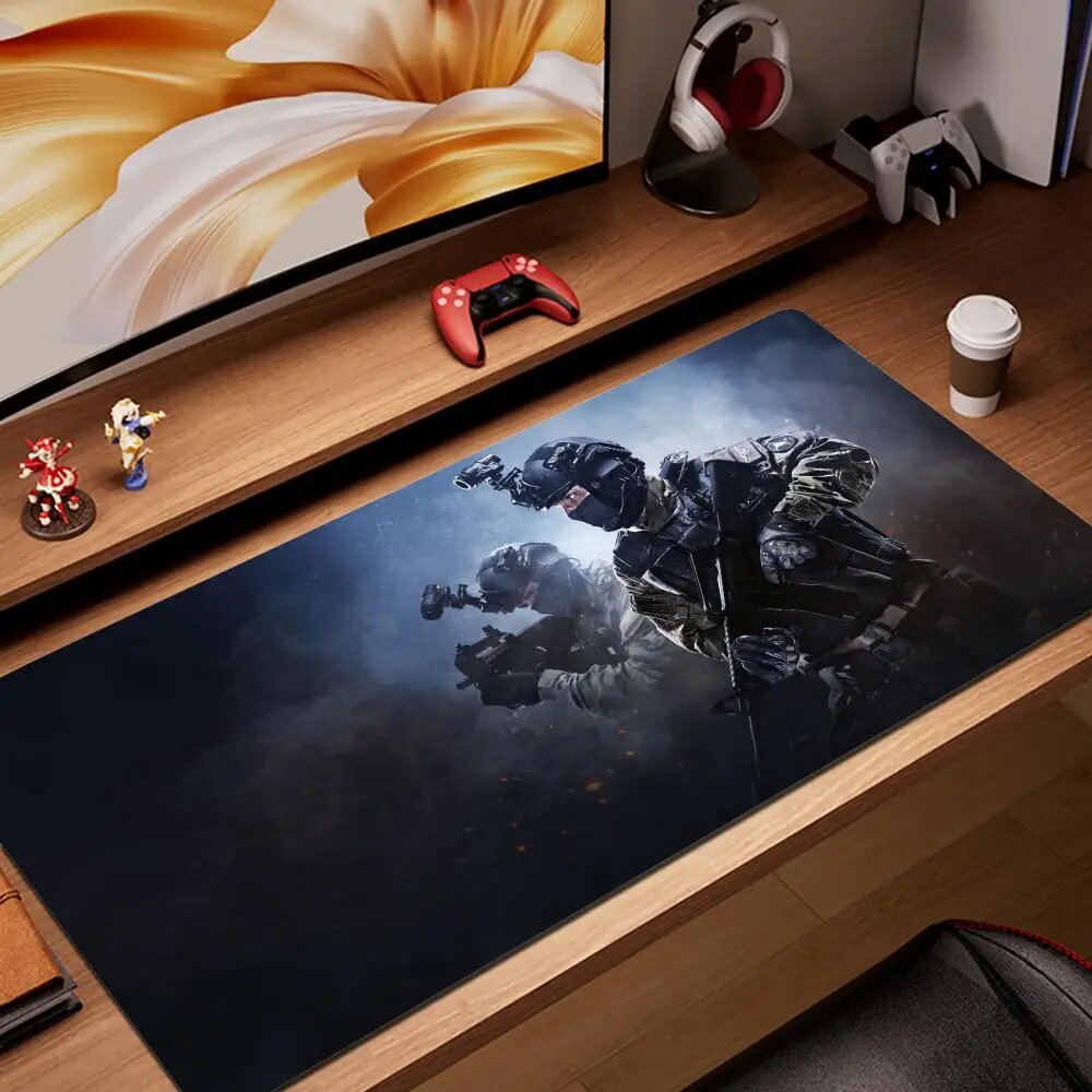 Большой коврик для мыши Counter Strike XXL, Настольный коврик, аксессуары для ПК, игровой коврик для мыши с клавиатурой, игровой расширенный защитный коврик для мыши