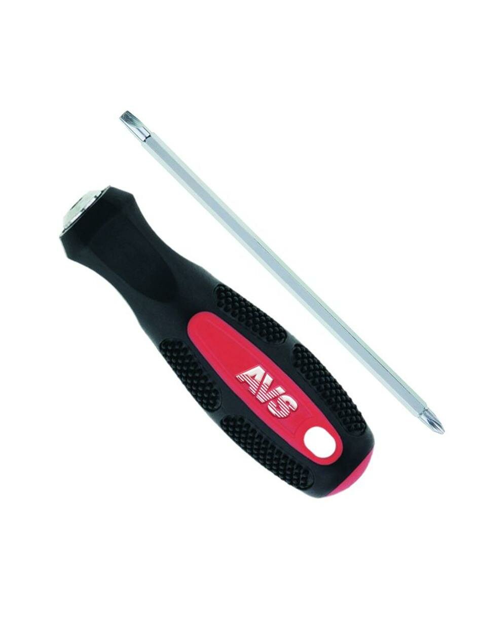 Отвертка AVS OSK100-1, комбинированная, магнитный наконечник, 100 мм