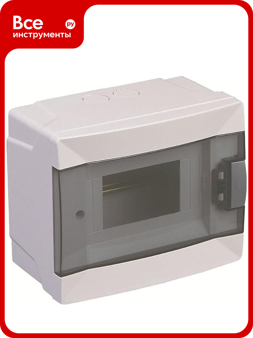 Белый шестимодульный бокс, ОП, Makel 63106