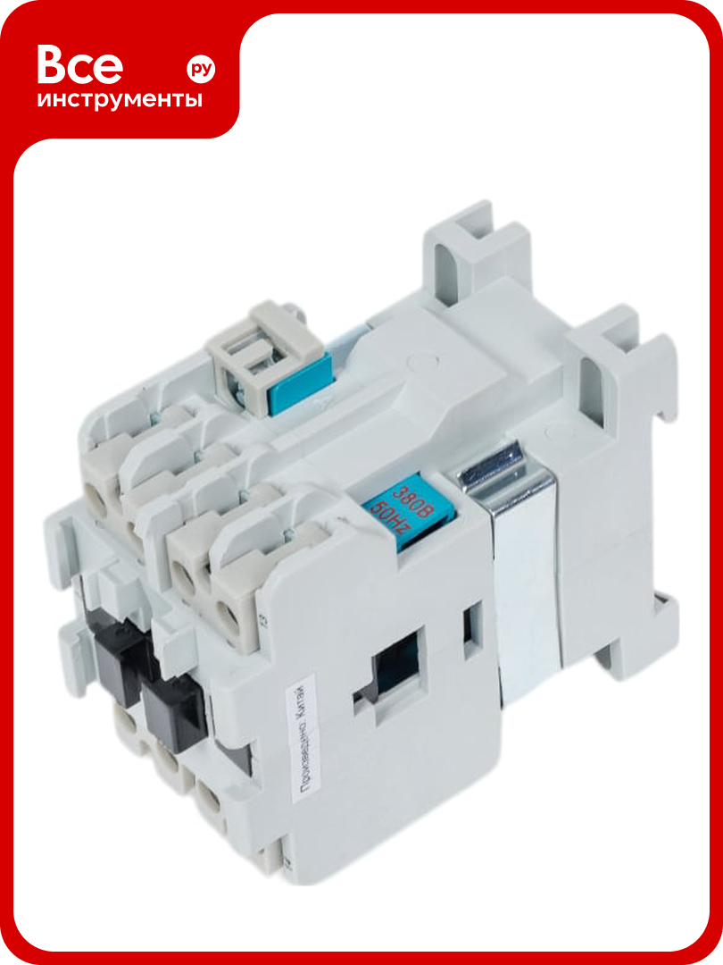 Электромагнитный пускатель Электротехник Пм12-010100 ухл4 в, 380в/50гц, 1з, 10а, нереверсивный, без реле, ip00 ET011801