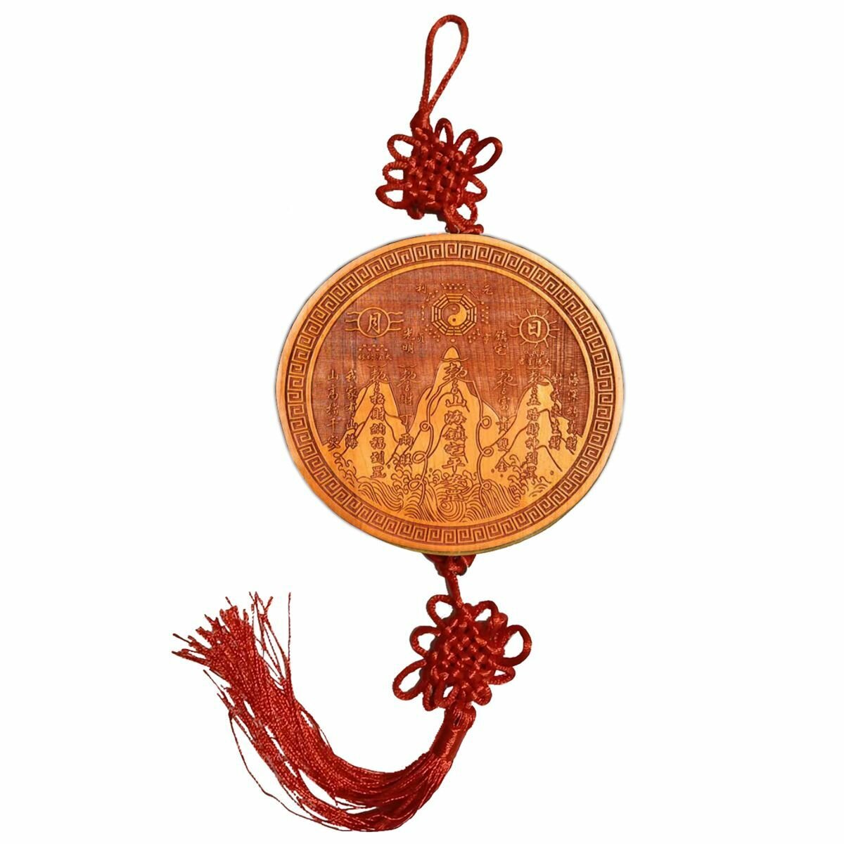 Аутентичный амулет бога горы и моря из персикового дерева, настоящий меч из персикового дерева для дома, входа, использования в маленькой машине