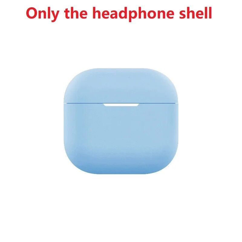 Силиконовый защитный чехол для Airpods 4, цельные однотонные чехлы для Airpods 4-го поколения, аксессуары для наушников EJBHT28