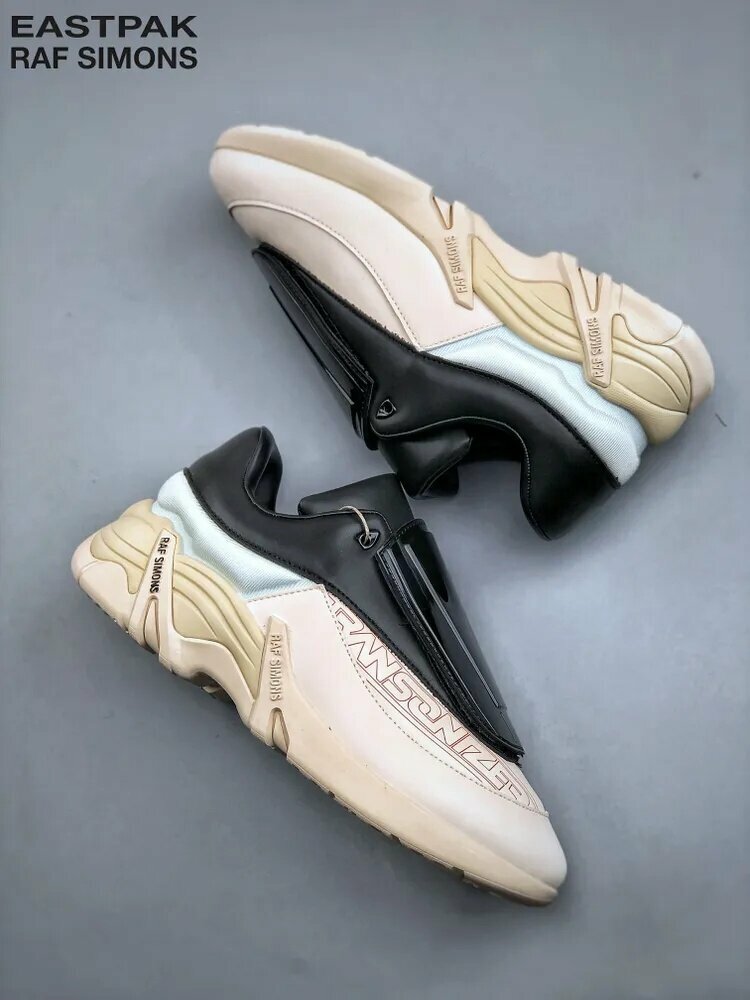 Кроссовки Raf Simons Кроссовки RAF SIMONS Antei мужские кожаные низкие на липучке, повседневные, круглый носок