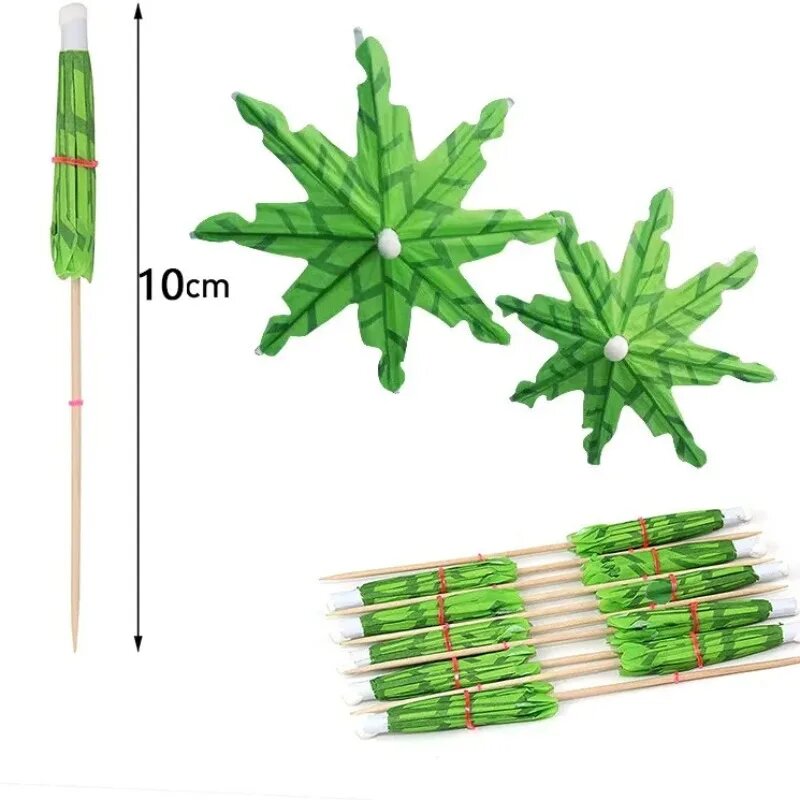 Бумажные зонтики для коктейлей MOONBIFFY 20pcs