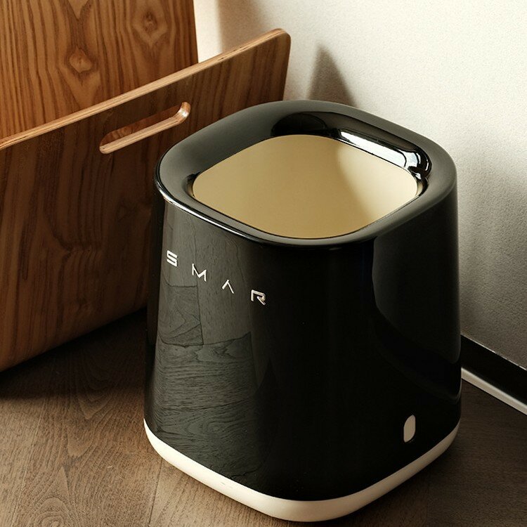 Роскошная офисная урна красного цвета, большая емкость, двухслойная урна, высококачественная корзина для мусора в спальне и ванной