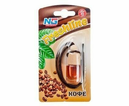 Освежитель (ароматизатор) подвесной жидкий бочонок Freshline Кофе (48) New Galaxy арт. 794343 - высокое качество
