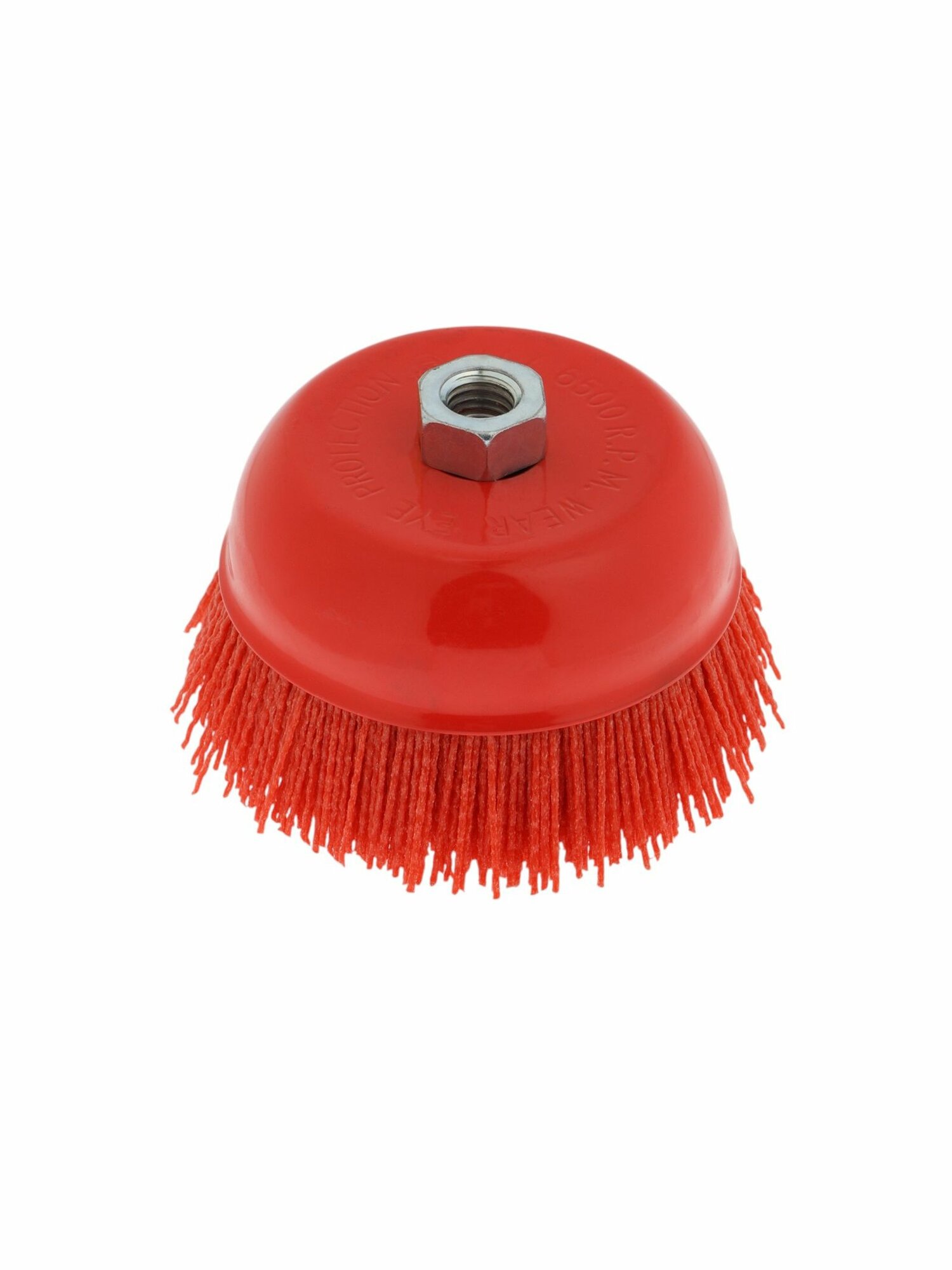 Щетка нейлоновая для УШМ тундра, "чашка", М14, 125 мм