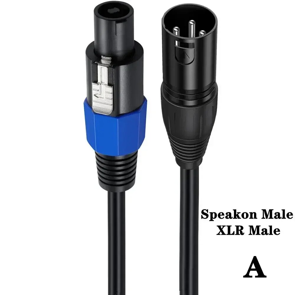 BSN Кабель Speakon-XLR 3-контактный A, 0.5m