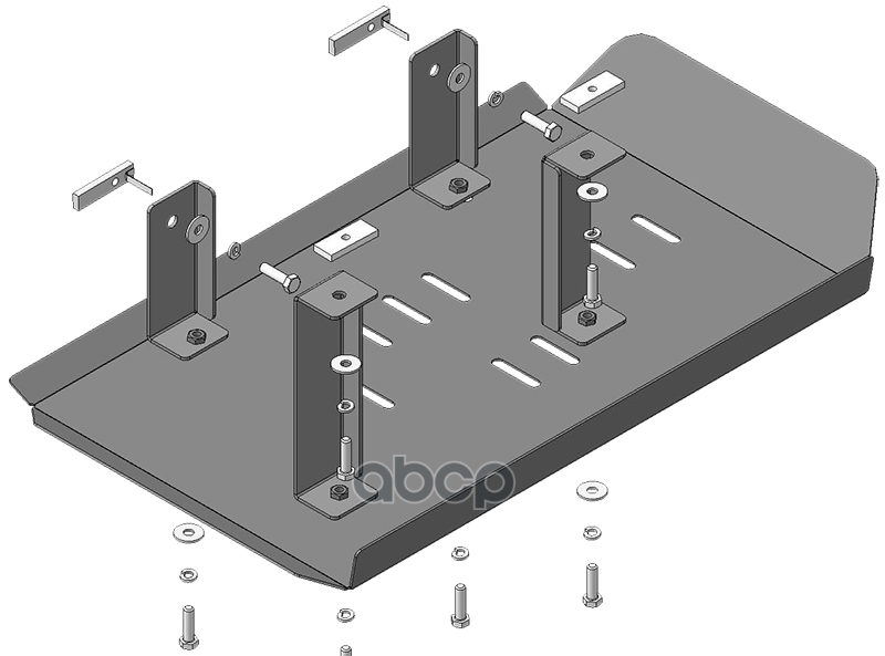 Усиленная защита трубок кондиционера (2 мм, сталь) для Volkswagen Transporter/Caravelle/Multivan T5 2009-2015, Volkswagen Tra.