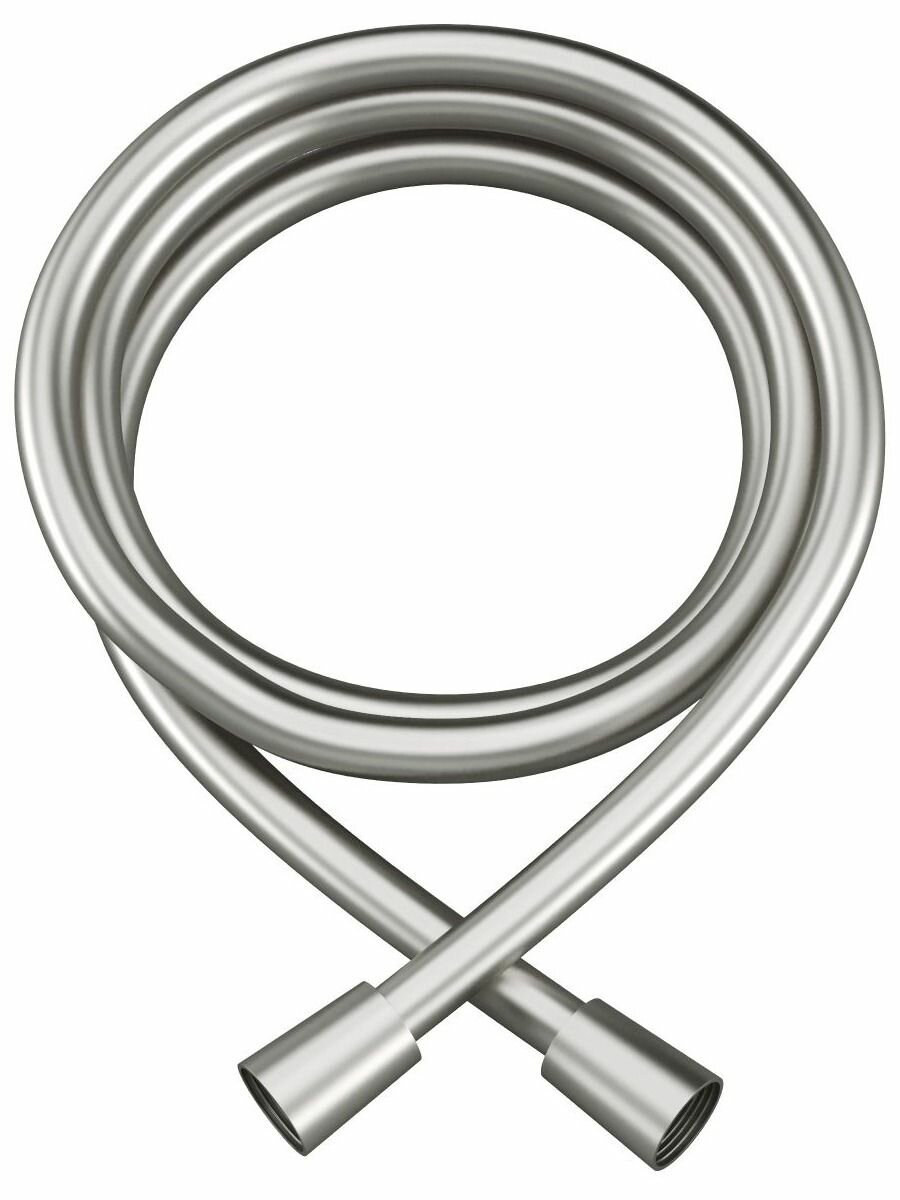 Душевой шланг Sancos 160 см, с защитой от перекручивания, ПВХ, брашированный никель