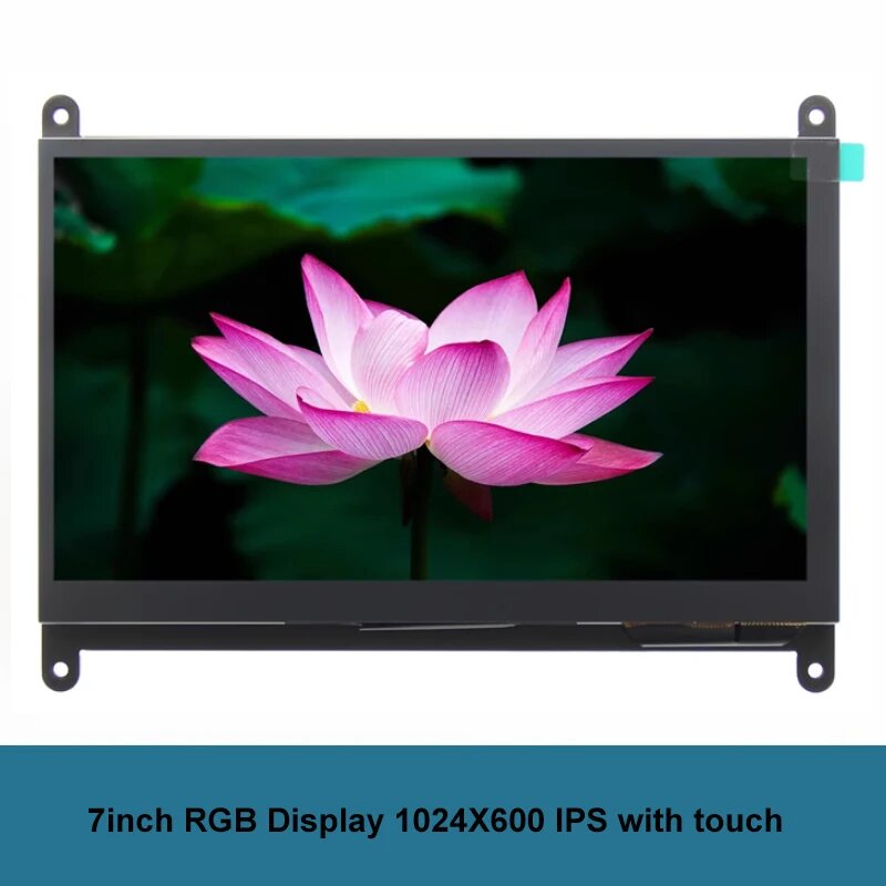 7-дюймовый RGB дисплей 1024x600 IPS для Atomic/Wildfire/STM32/ESP32 7inch RGB With Touch