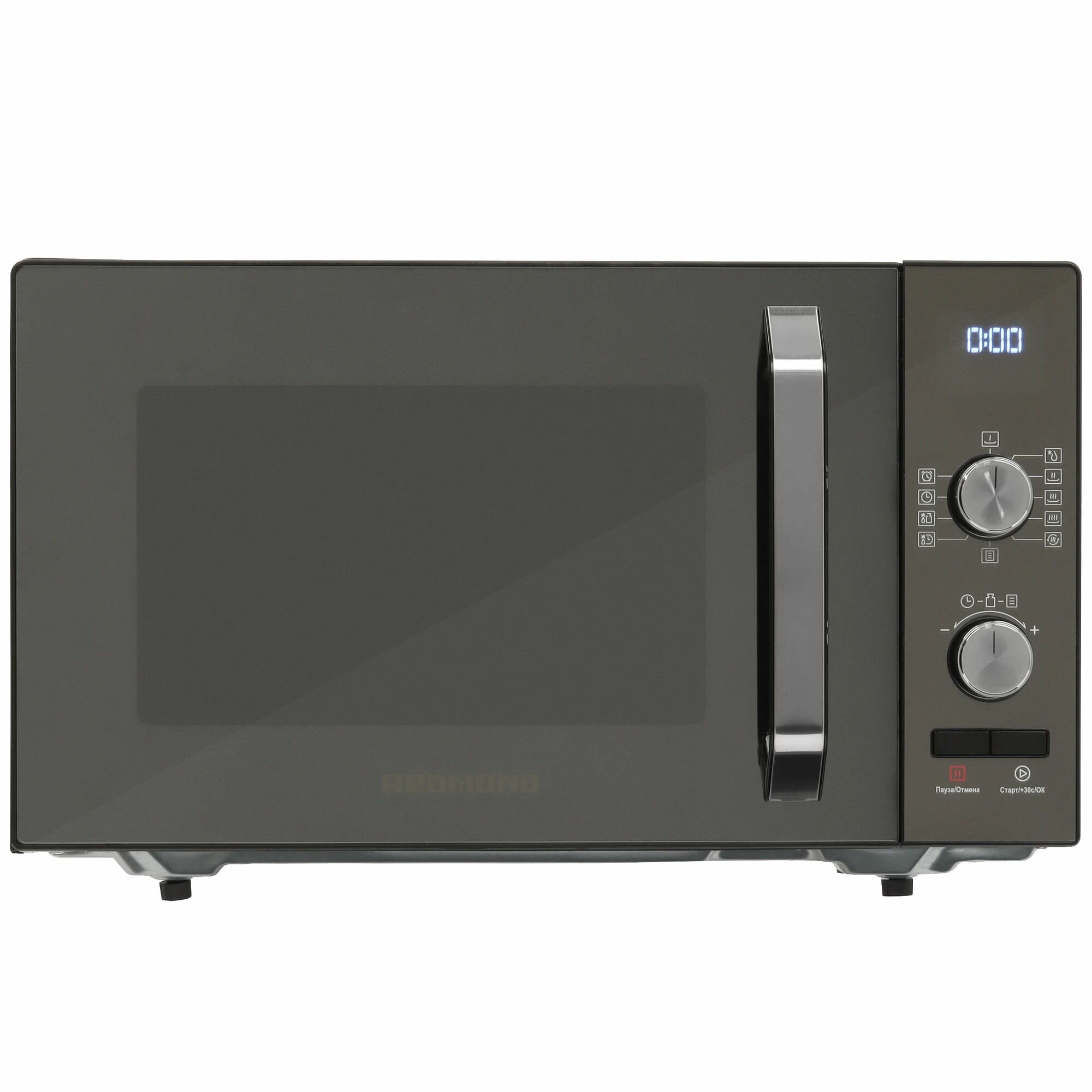 Микроволновая печь REDMOND MW2906, 800 Вт, 23 л, 8 программ, черный