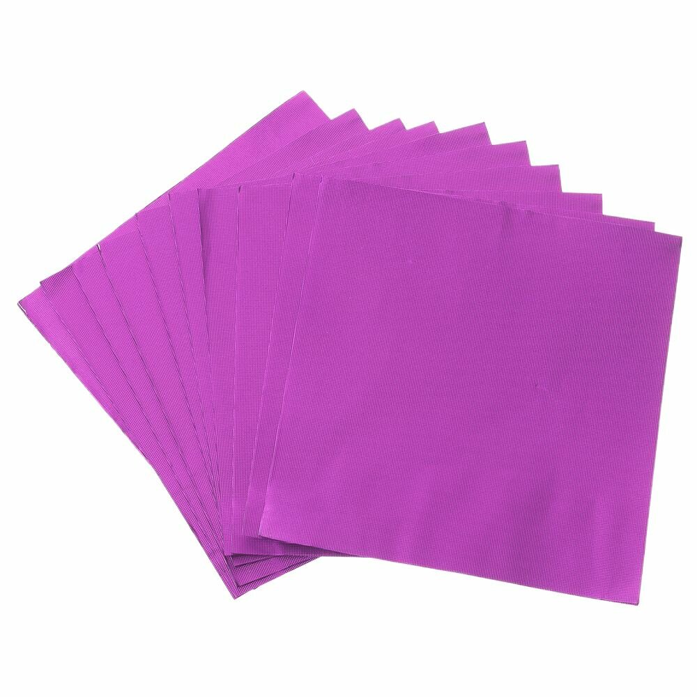 Украшения из фольги фуксия