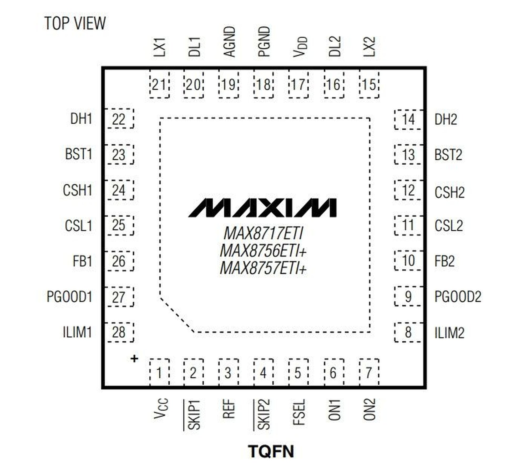 Микросхема MAX8717