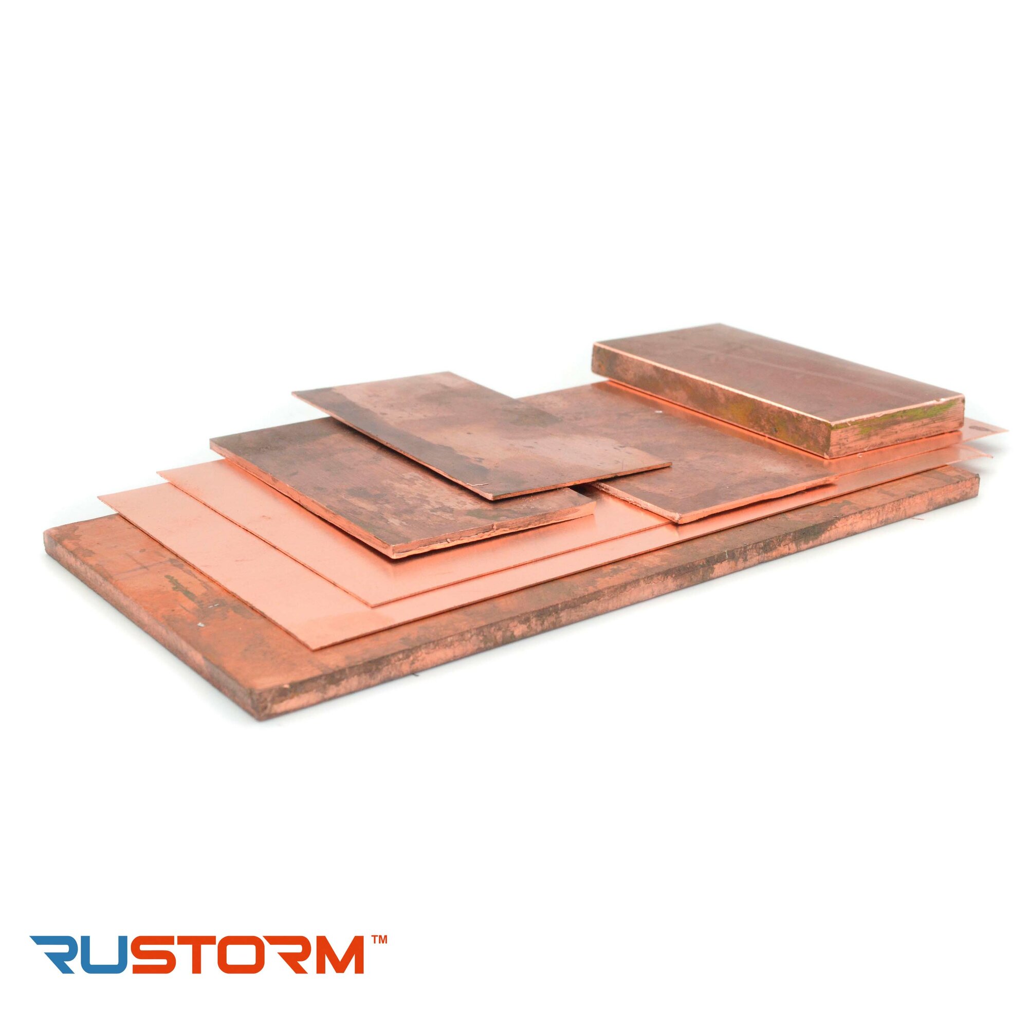 Лист медный 2х50х95 мм М1 заготовка (пластина)