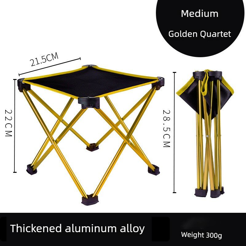 Складной маленький табурет, уличный маленький табурет, сверхлегкий портативный стул со спинкой, снаряжение для рыбалки,