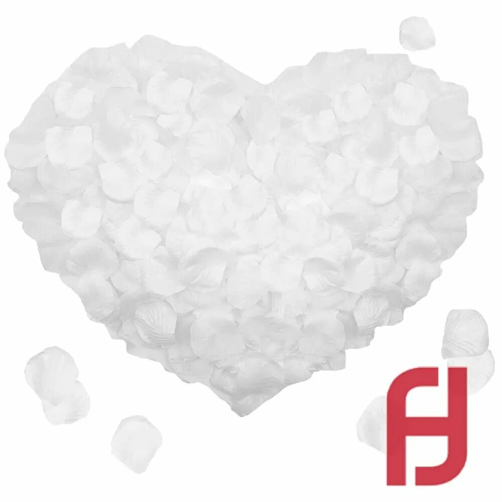 Искусственные лепестки роз - Слоновая кость 1000 штук для свадьбы и фотосессии