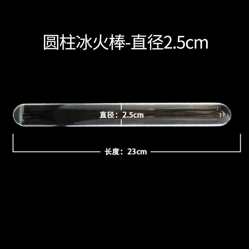 Стеклянный кристаллический дилдо, внутренний дилдо, женский мастурбатор, цилиндрический ледяной огненный стик, взрослые товары, анальный стик