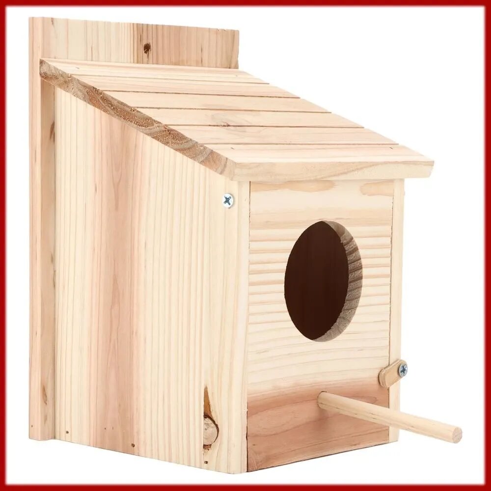 Инновационный деревянный скворечник, прочный и удобный, для разведения птиц на улице