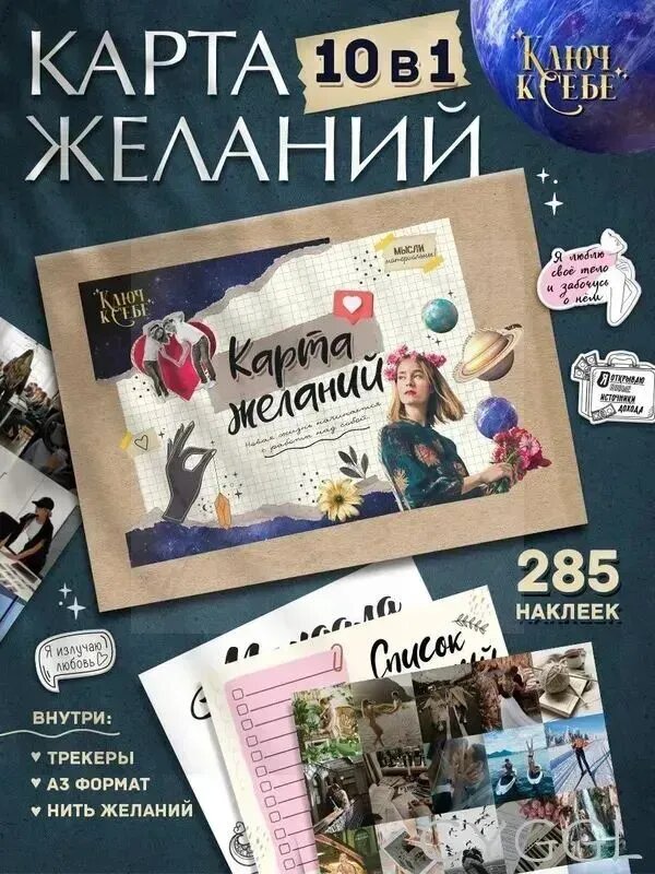 Карта желаний / Визуализация желаний / Подарочный набор для творчества