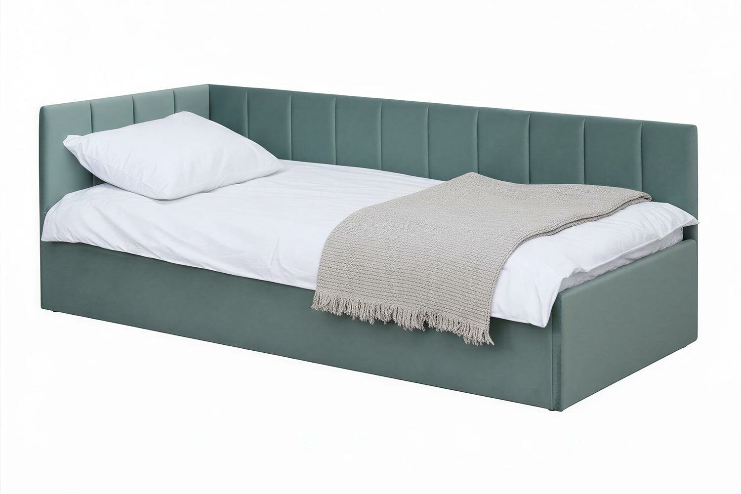 Кровать-тахта Romack OLIVIA, 120х200 см, мята, основание, подъёмный механизм в комплекте