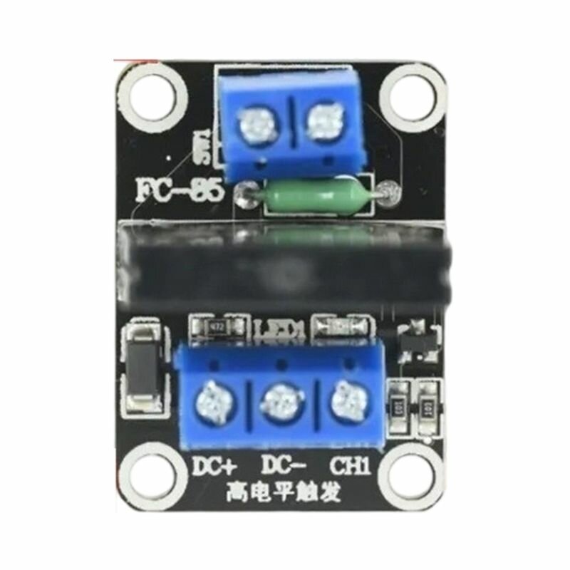 (1 шт.) Твердотельное реле (SSR) DC, высокий уровень, 1 канал, 12V
