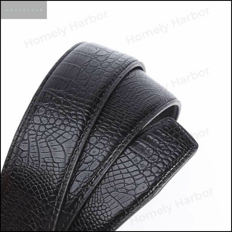 125 см высококачественный ремень из воловьей кожи 3D мужской модный крокодиловой