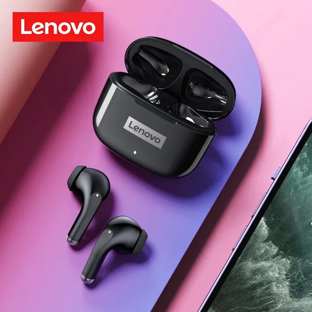 Наушники Lenovo LP40 Pro TWS Bluetooth 5.1 с быстрым подключением, эргономичным дизайном, высокой скоростью передачи данных, накладные.