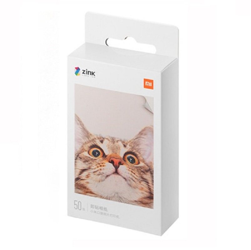 Фотобумага для цветного термопринтера Xiaomi Mijia AR ZINK Portable Photo Printer Paper XMZPXZHT03 (TEJ4012CN), цвет Белый