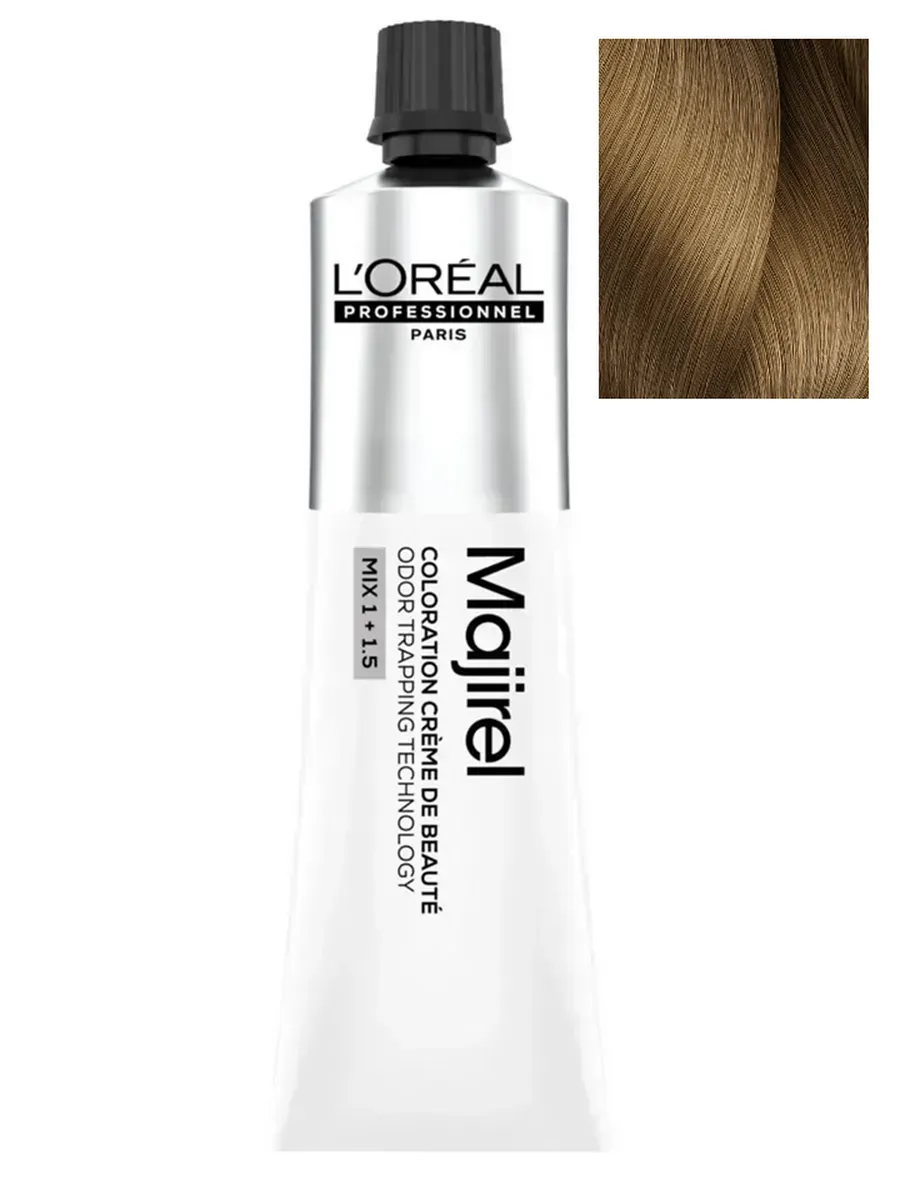 Краска для волос L'Oreal Professionnel Hair, Majirel [OTT] Краситель-крем с технологией улавливания запаха, 8.31