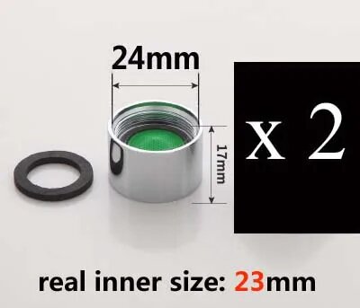 Латунный аэратор для смесителя Zelsaide 16/18/20/22/24/28 мм 24mm female x 2pcs