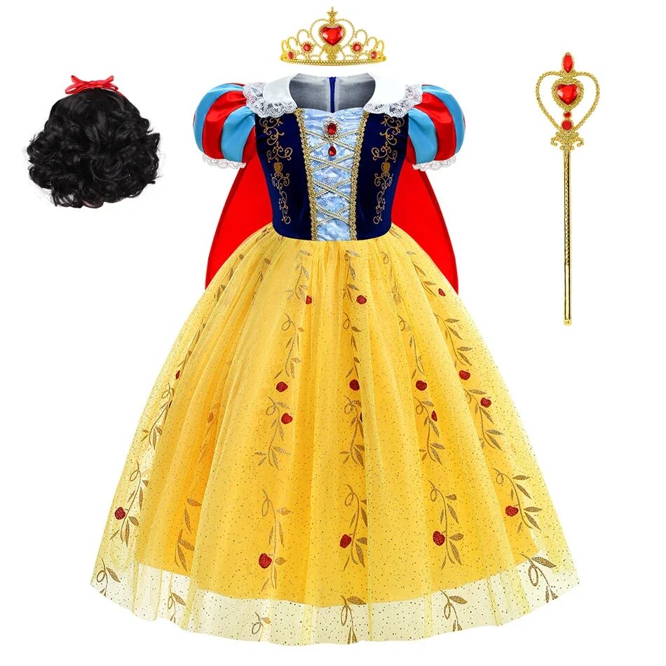 Костюм Белоснежки для девочки, размер 2T-100, Dress8