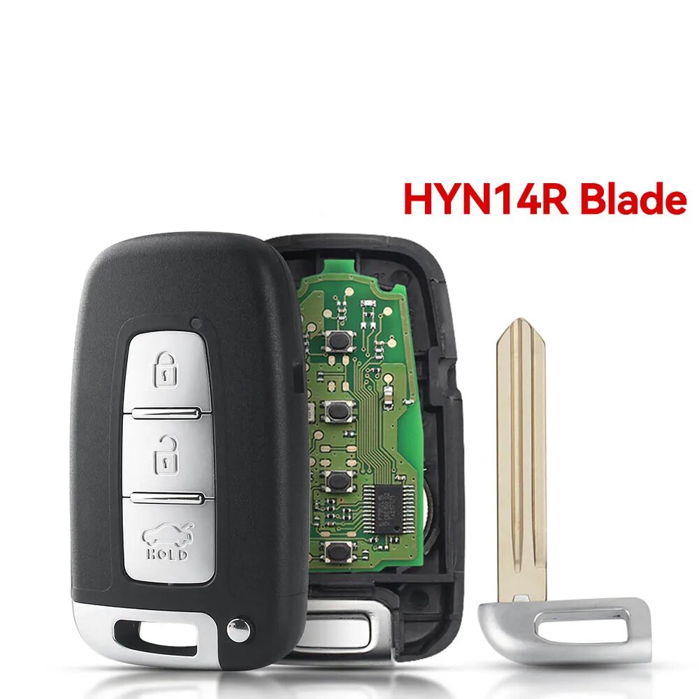 KEYYOU для Hyundai Sonata 2011 2012 2013 2014 Kia Sportage Sorento Keyless Entry 3 Buttons HYN14R