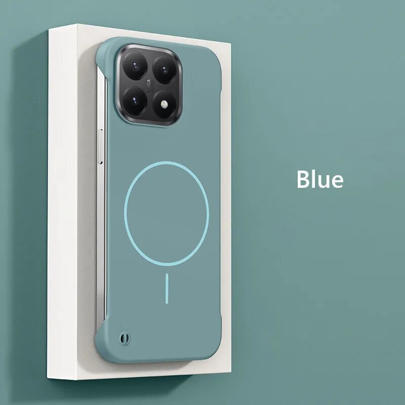 Синий чехол Magsafe для Xiaomi 15T