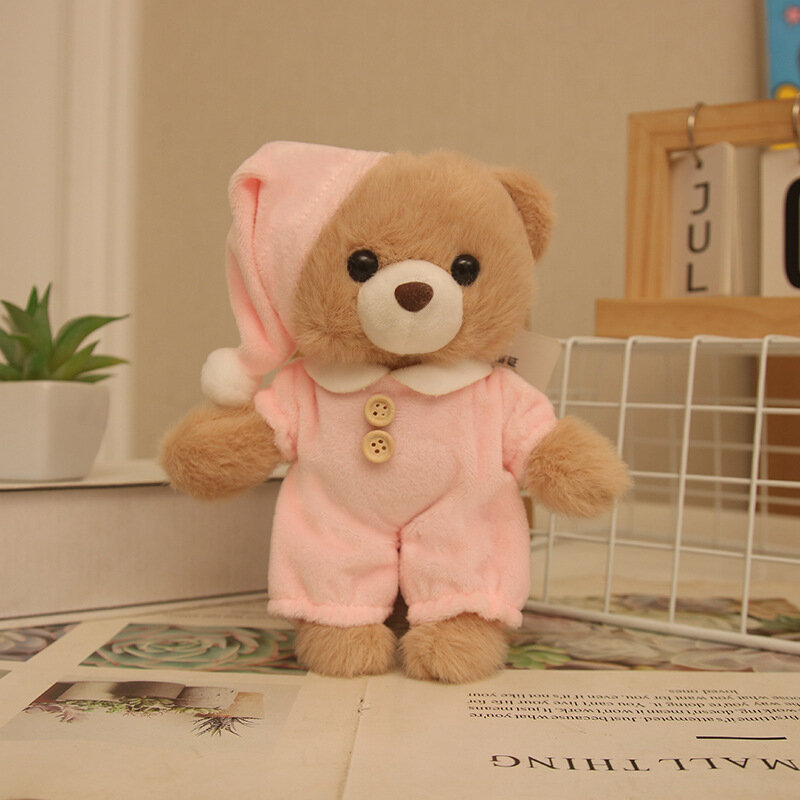 Осенняя пижама плюшевый мишка плюшевая игрушка брелок для сумки брелок одежда подвеска