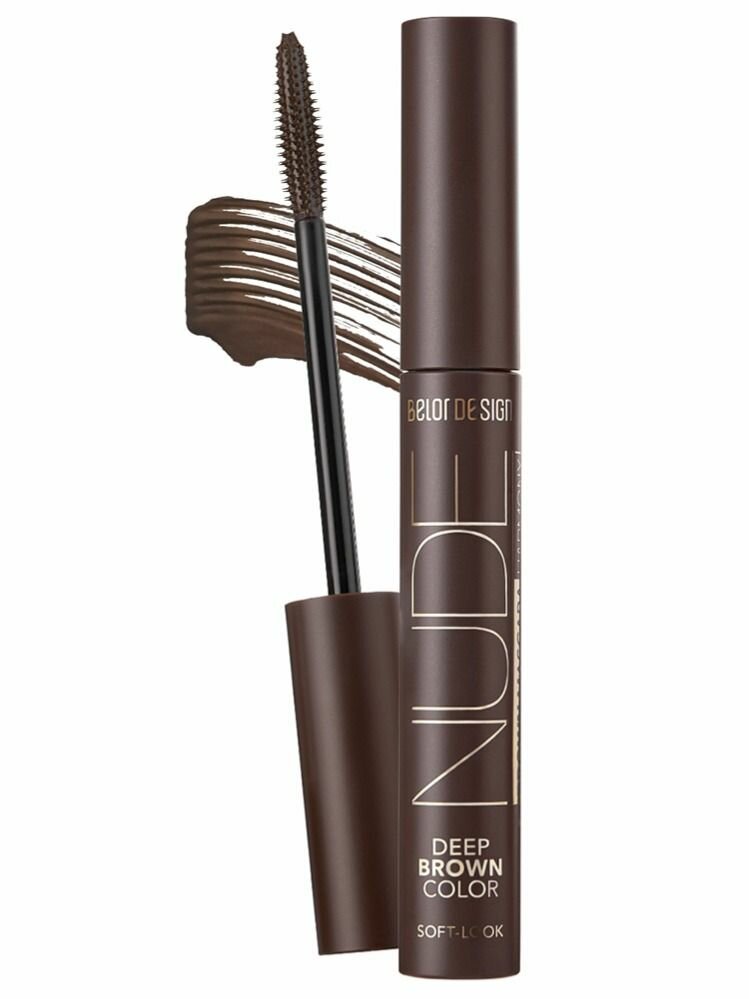 Тушь для ресниц Belor Design Nude Harmony коричневая 7,8г