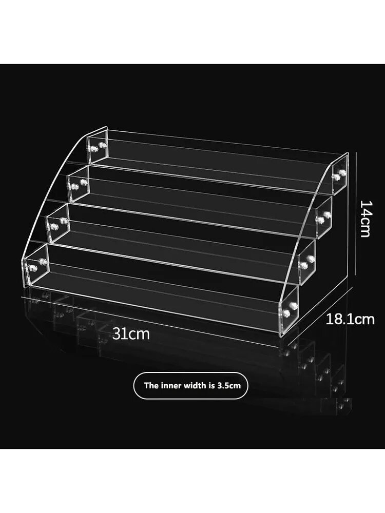Подставка для демонстрации акрилового лака для ногтей 2-слойная подставка для демонстрации лака для ногтей