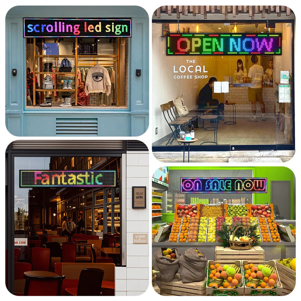 Светодиодная наклейка-экран Led Matrix Panel 192*1330mm YM-16144LD