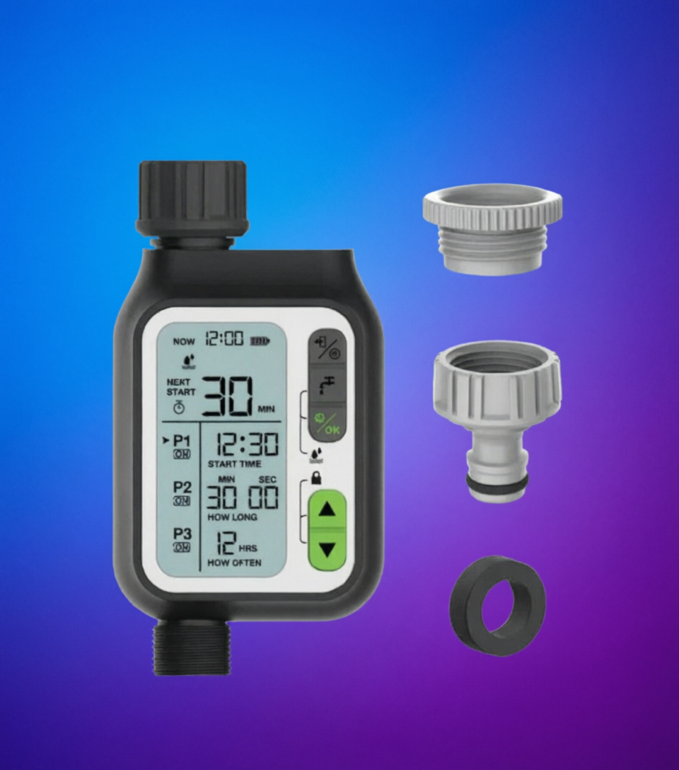 Электронный таймер MyPads для капельного полива. Поливочное оборудование для теплицы. Автополив для растений. Дача и сад