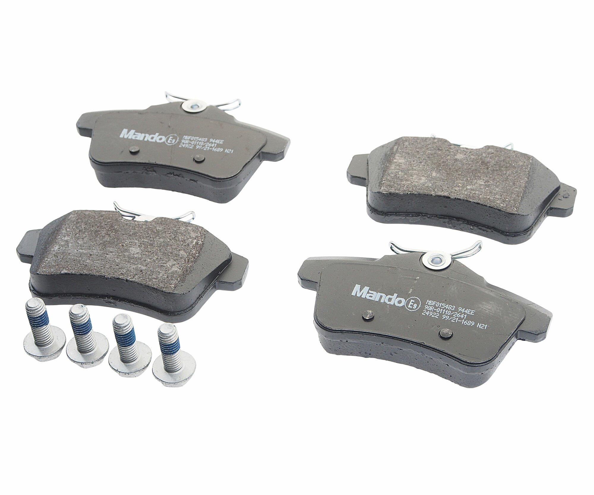 Колодки тормозные PEUGEOT C4, DS4,3007 (09-) CITROEN задние (4шт.) MANDO