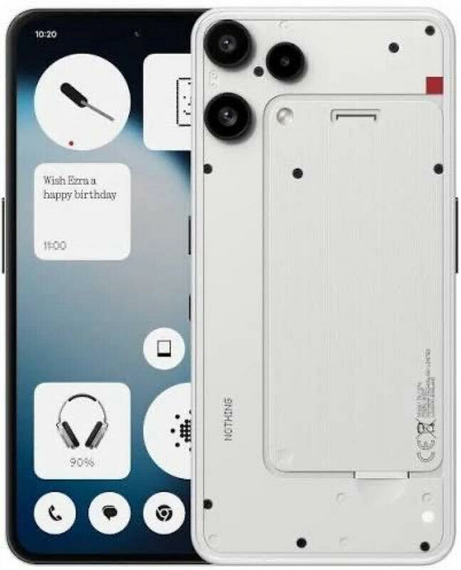 Смартфон Nothing Phone 3A Lite, 5G, NFC, Dual nano SIM, 8/256Gb, White (Белый)