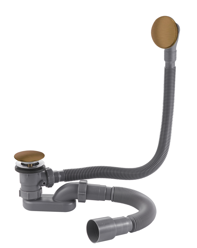 Пластиковая обвязка (автомат) для ванны Ganzer GZ1199 цветом розовое золото