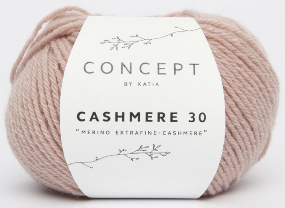 Пряжа #979.205 Cashmere 30 25 г 94 м Katia