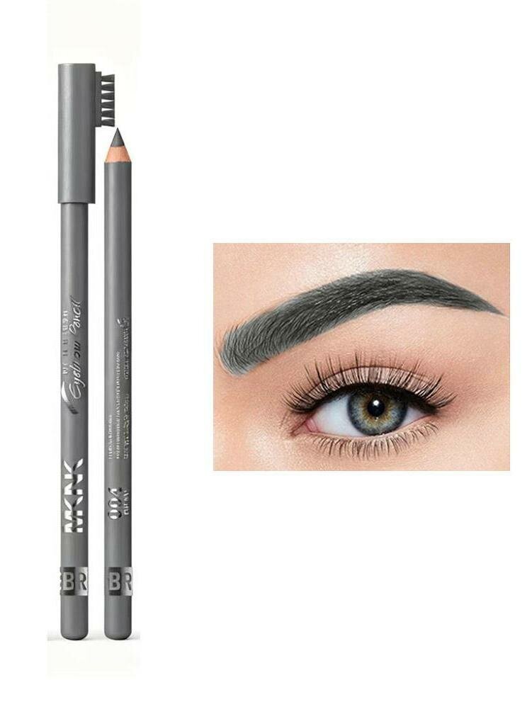 Матовый карандаш для бровей Eyebrow с кисточкой и расческой для укладки и рисования, перманентного макияжа бровей