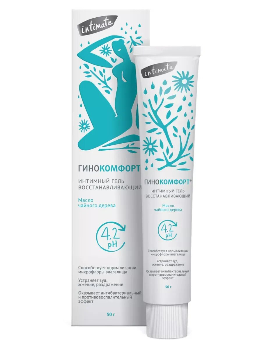 Гинокомфорт гель, восстанавливающий pH баланс 50г